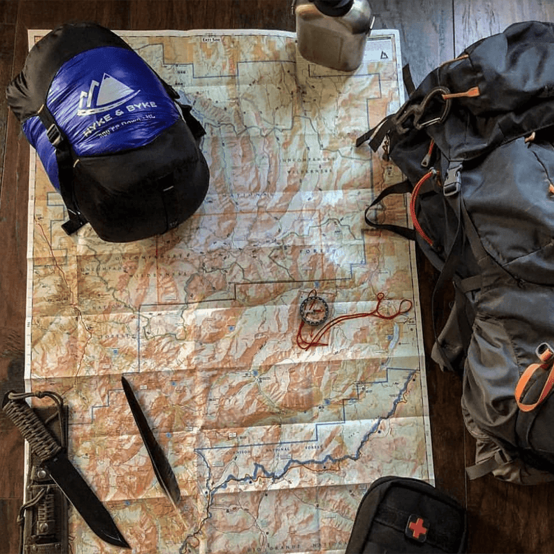 Eolus 800 FP 15° F Down Sleeping Bag - Hyke & Byke USA